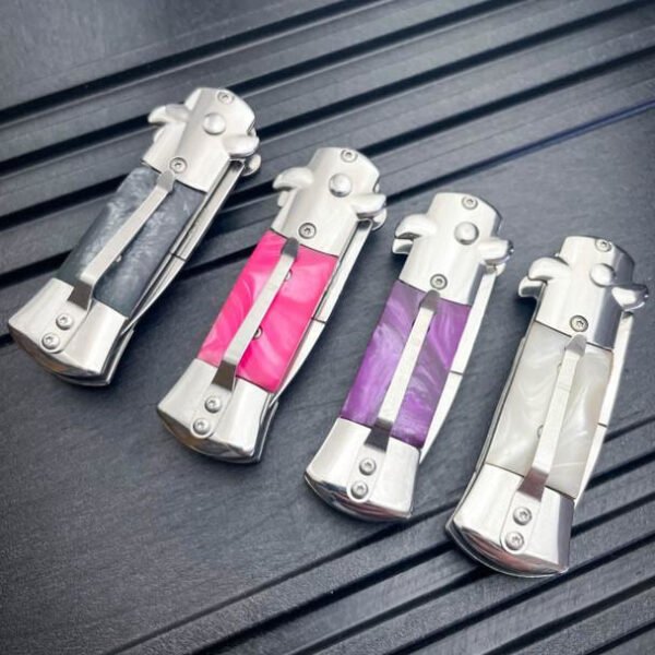 Mini Stiletto Switch Blade Automatic Knife - Stiletto Knife.cl
